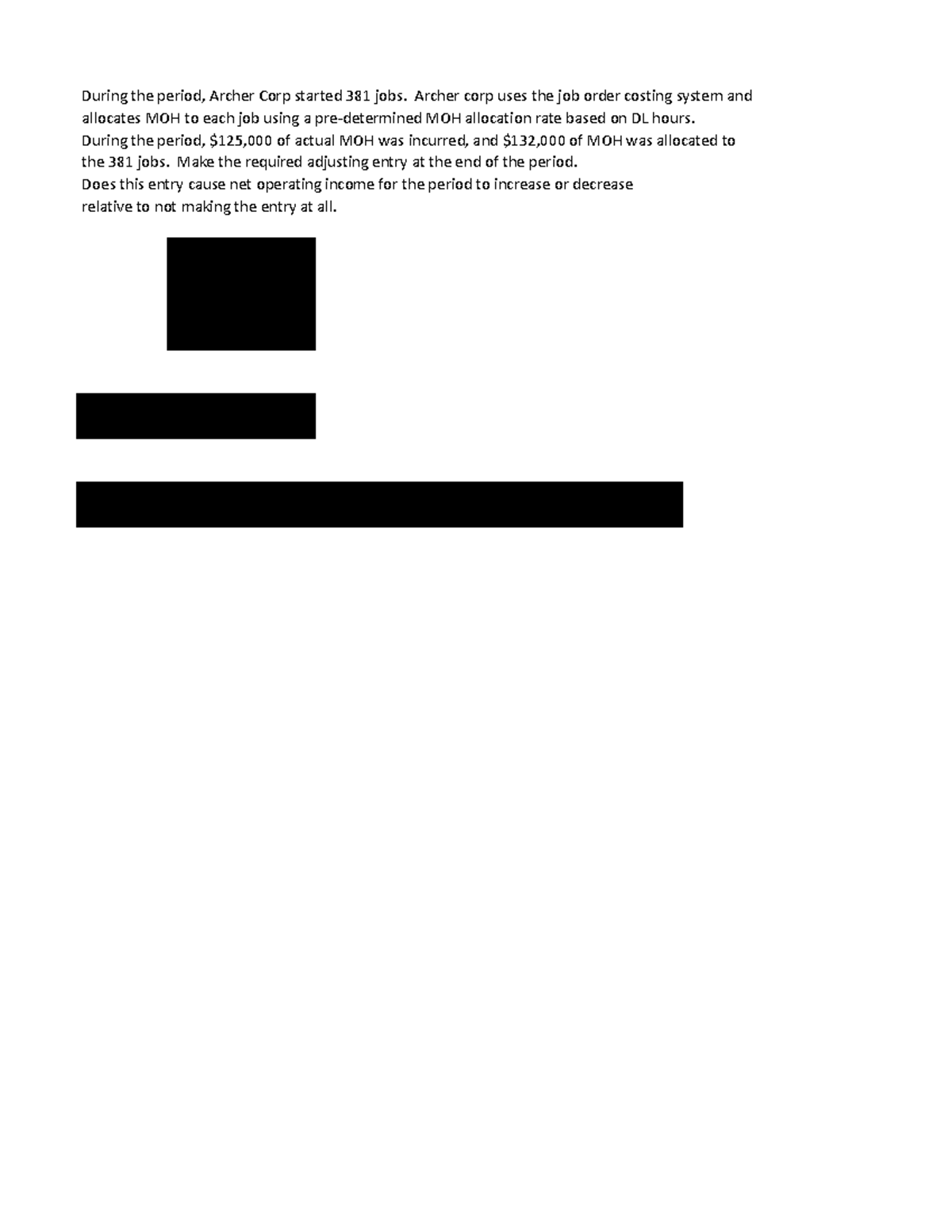 Chapter 3 Practice Problems with Answers - ACCT 381 - Studocu