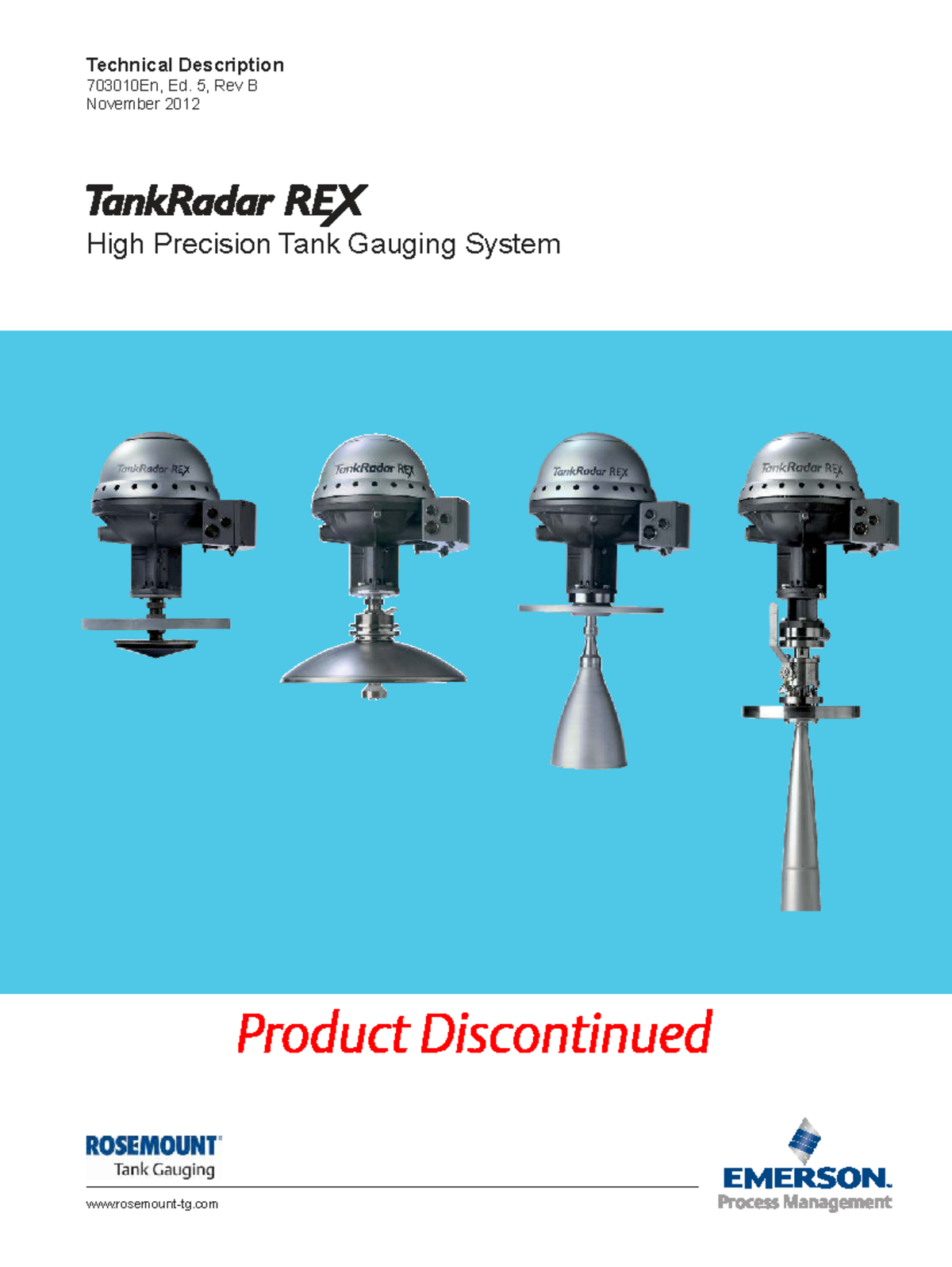 Technical Description of TankRadar Rex 703010En, Ed. 5, Rev B - Studocu