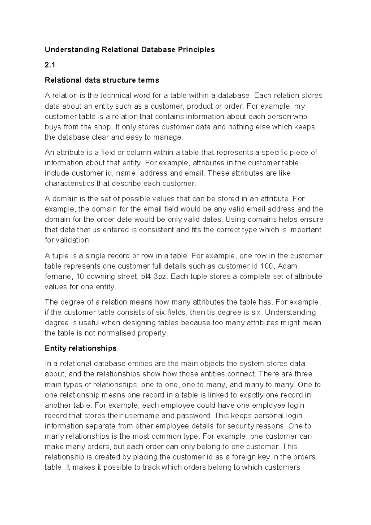 Relational Database Principles Overview: Key Concepts & Structures ...