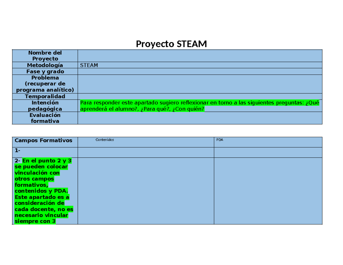 Copia de Steam proceso de diseño de ingenieria - Proyecto STEAM Nombre ...