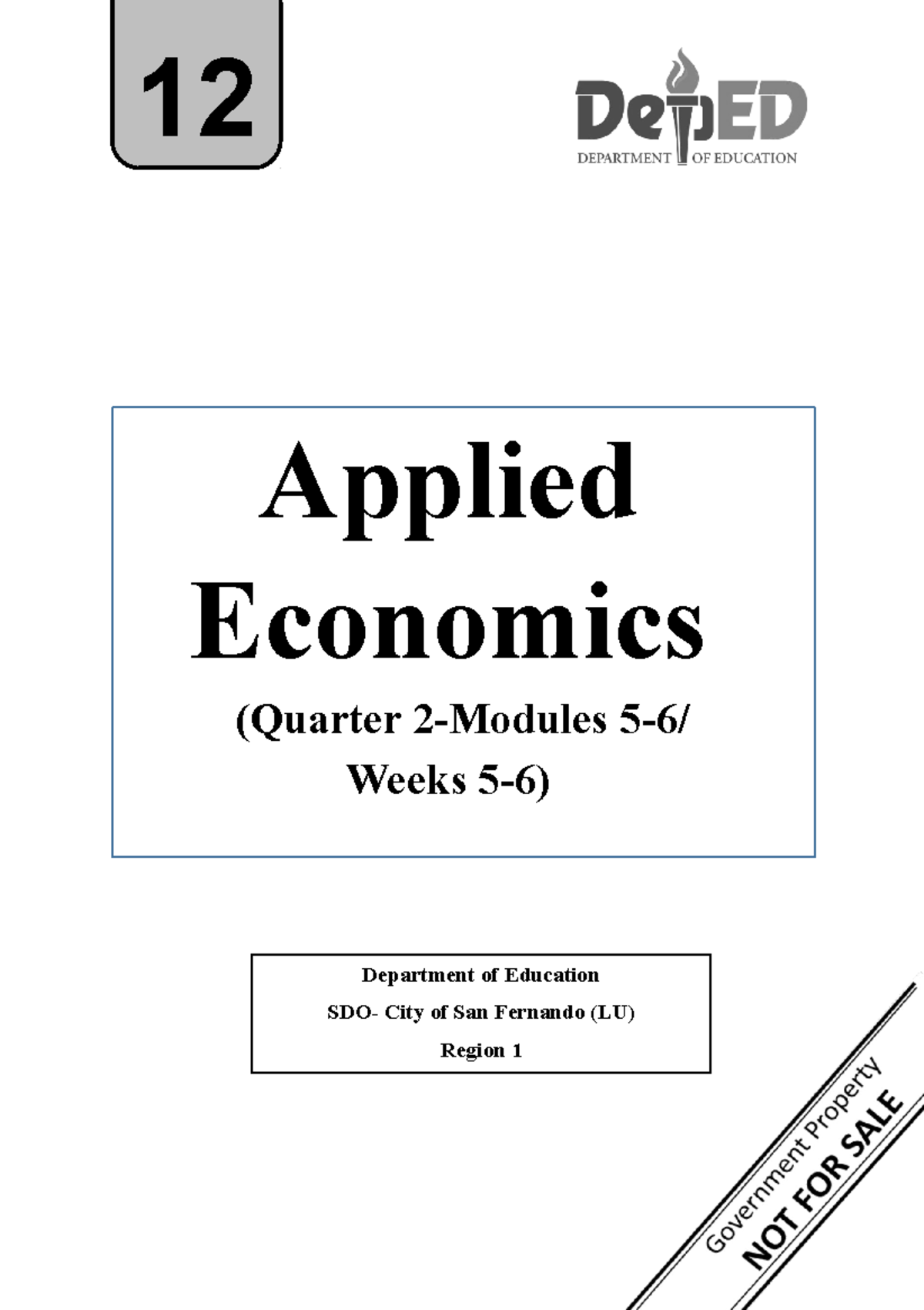 Applied Economics Q2 Module 5: Understanding Consumer Theory - Studocu