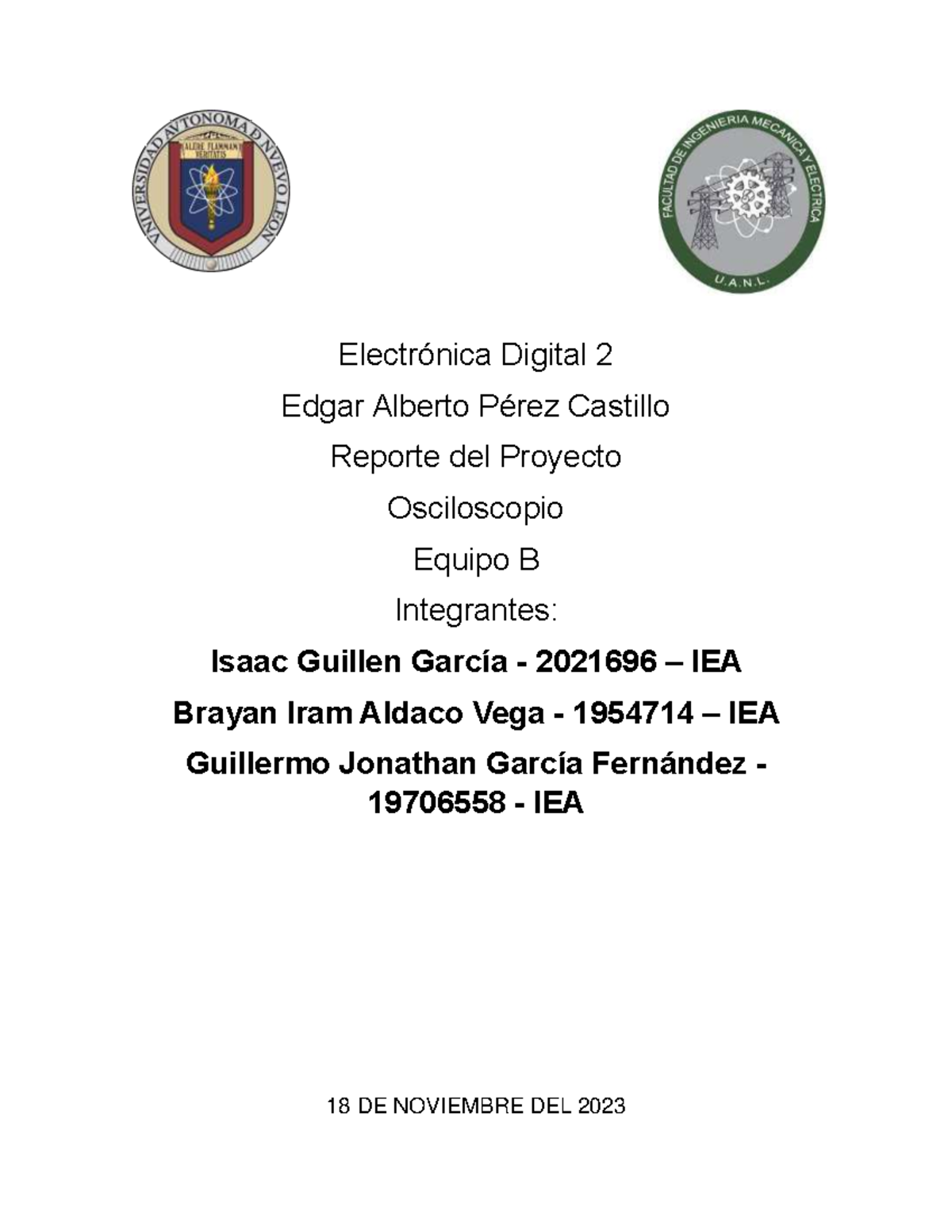 Electrónica Digital 2 pia - Electrónica Digital 2 Edgar Alberto Pérez ...
