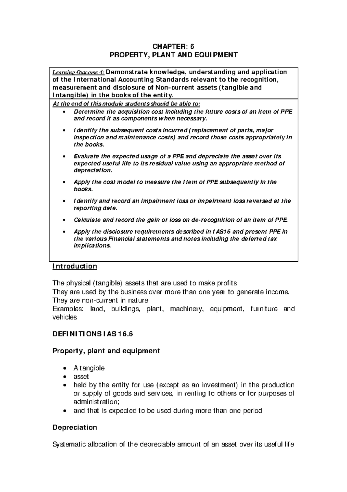 Biological assets - For example, livestock such as goats, cows, sheep ...