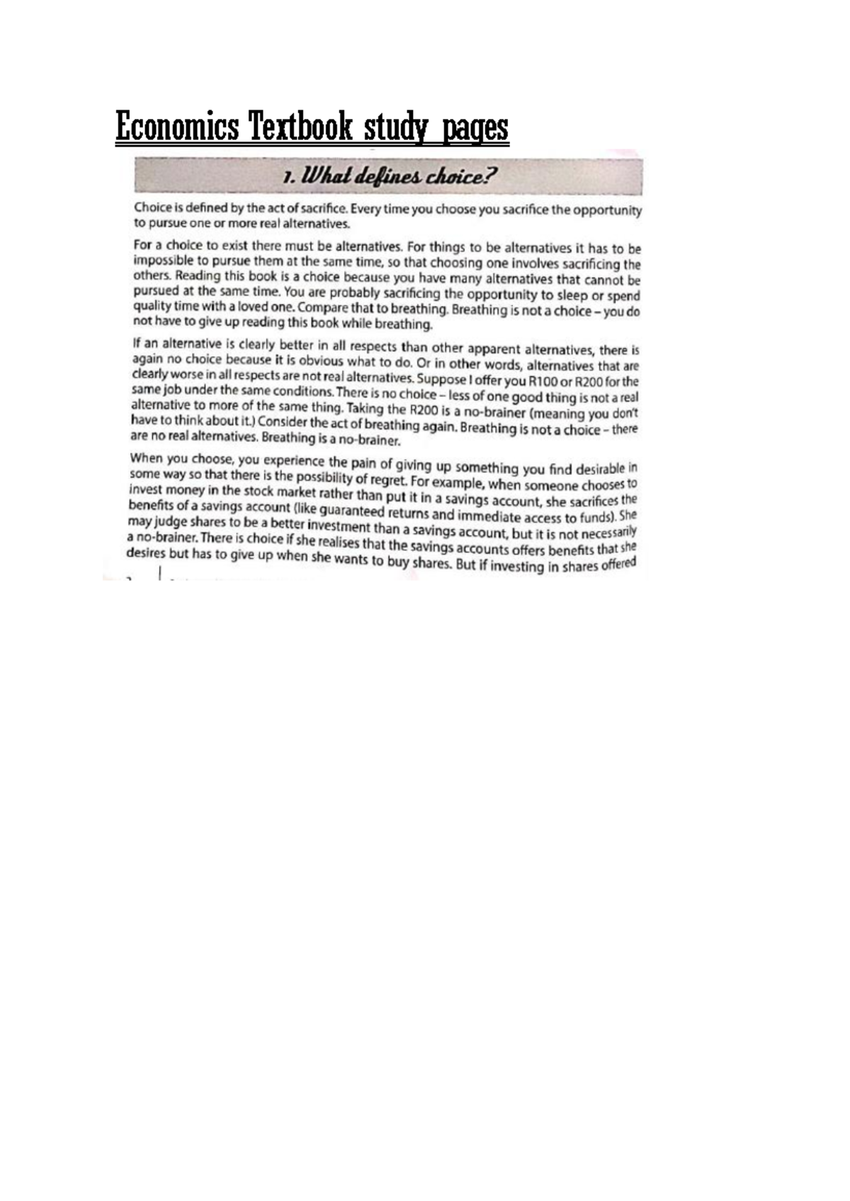 Economics Study Pages - Comprehensive Notes and Insights - Economics ...
