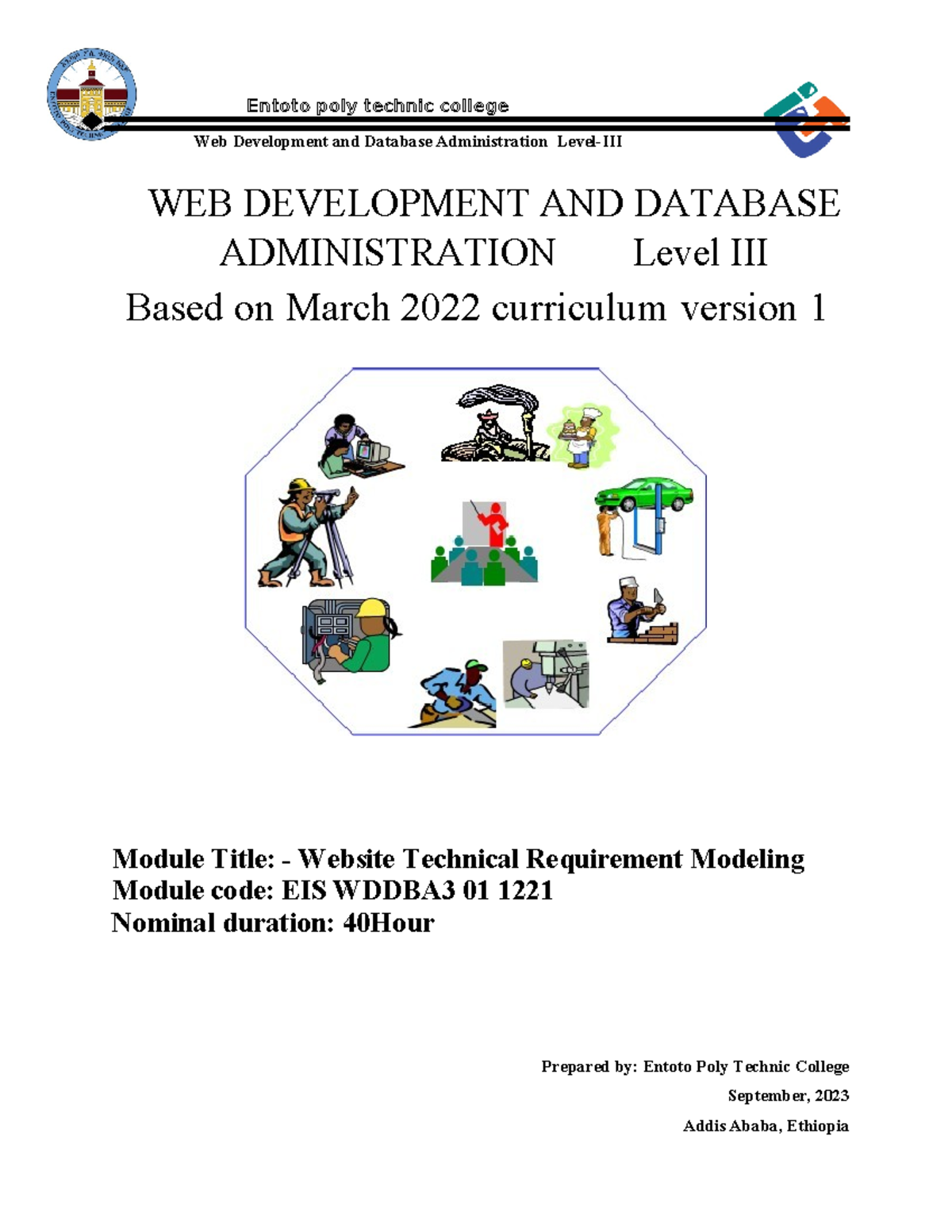 Website Technical Requirement Modeling - EIS WDDBA3 01 1221 - Studocu