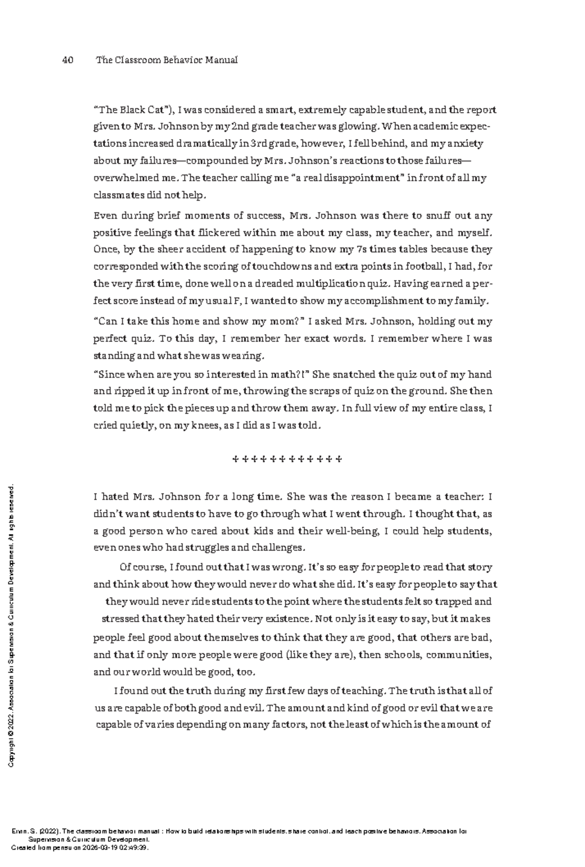 The Classroom Behavior Manual: Strategies for Positive Student ...