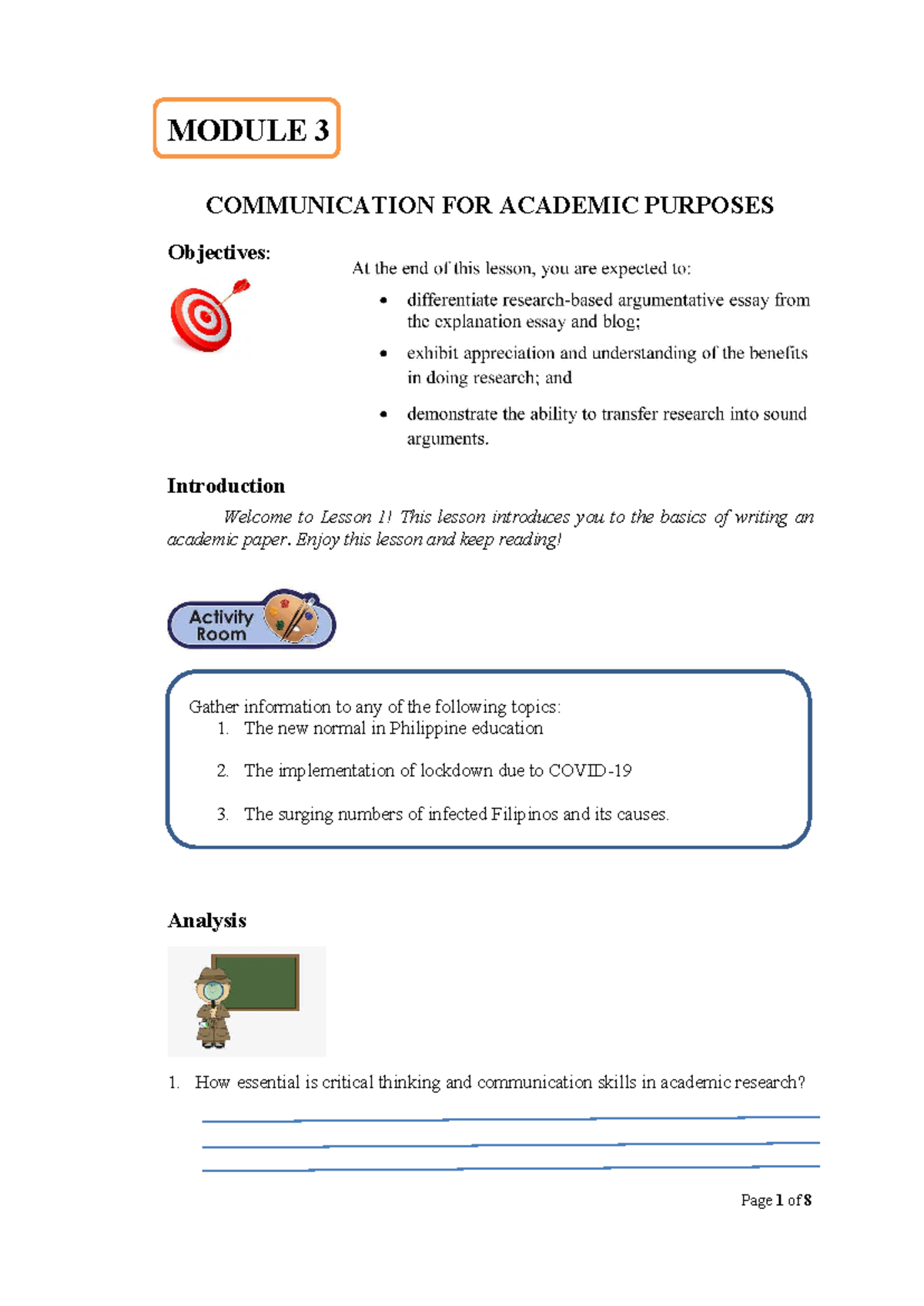 GEEN 111 Purposive Communication Module 3 Final Exam Guide - Studocu