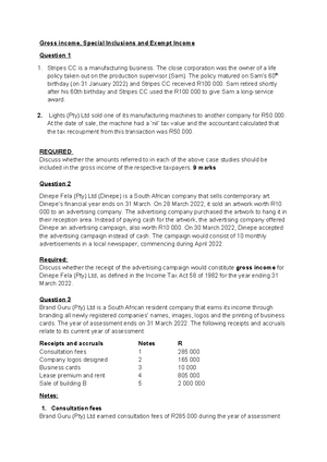 [Solved] does interest received from SA bank account fall under input ...
