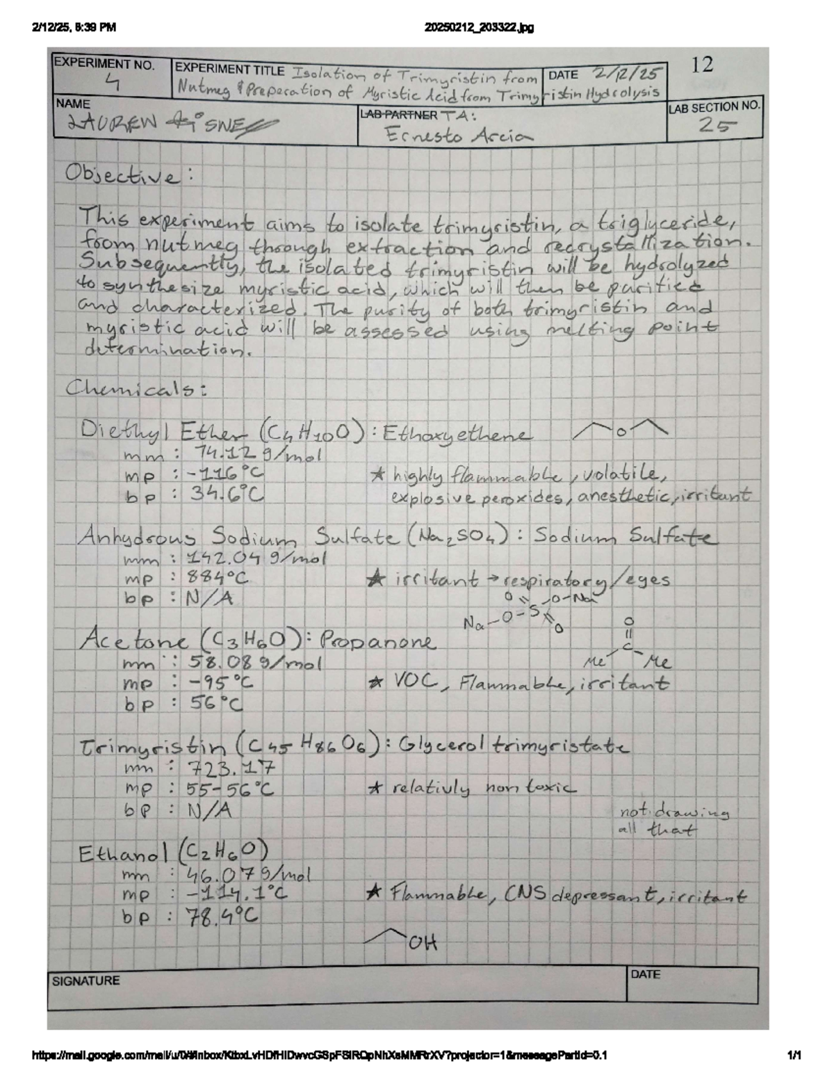 Experiment 4 Prelab - 8:39 PM 20250212_203322 EXPERIMENT NO. 4 ...