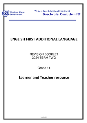 English FAL P2 September 2024 Exam Paper: Key Questions and ...