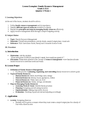 Emergency learning kit plan - Republic of the Philippines DEPARTMENT OF ...