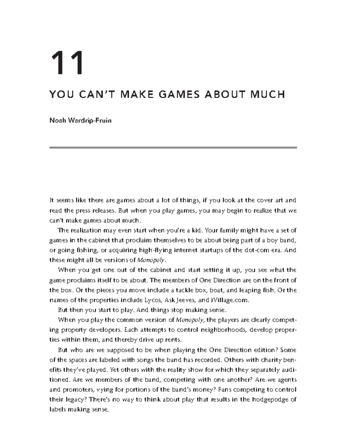 Exploring Playable Models in Games: Limitations and Innovations - 11 ...