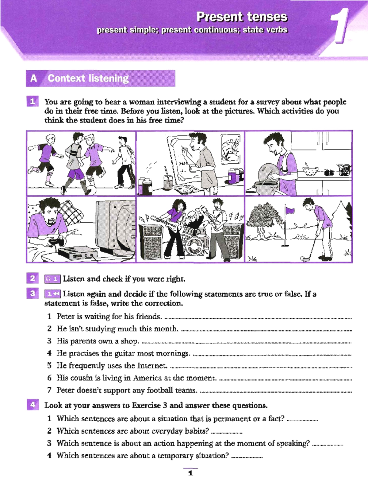 Cambridge Grammar for IELTS: Present and Past Tenses Overview - Studocu