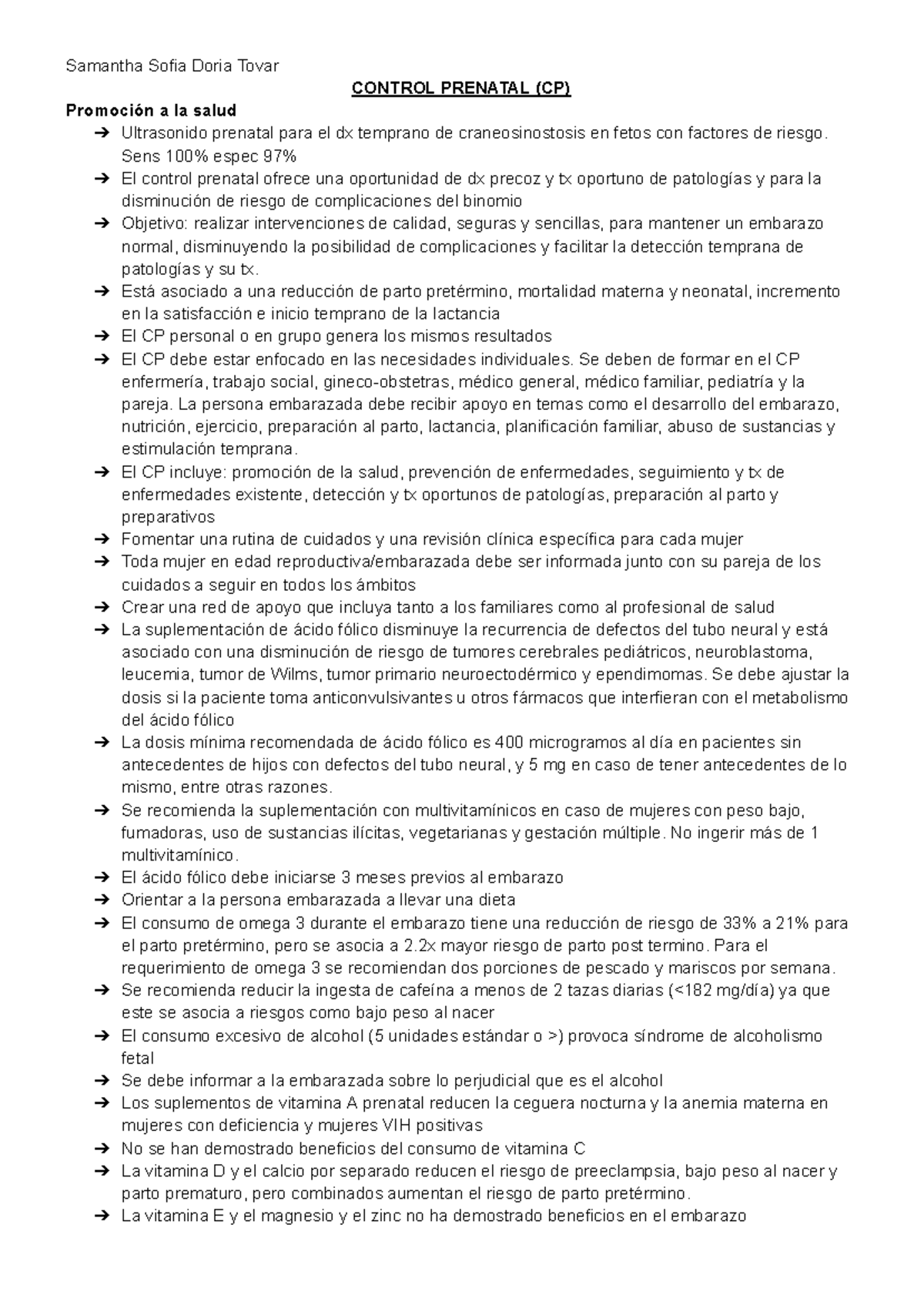 Control Prenatal (CP): Ultrasonido y Promoción de la Salud en Embarazo ...