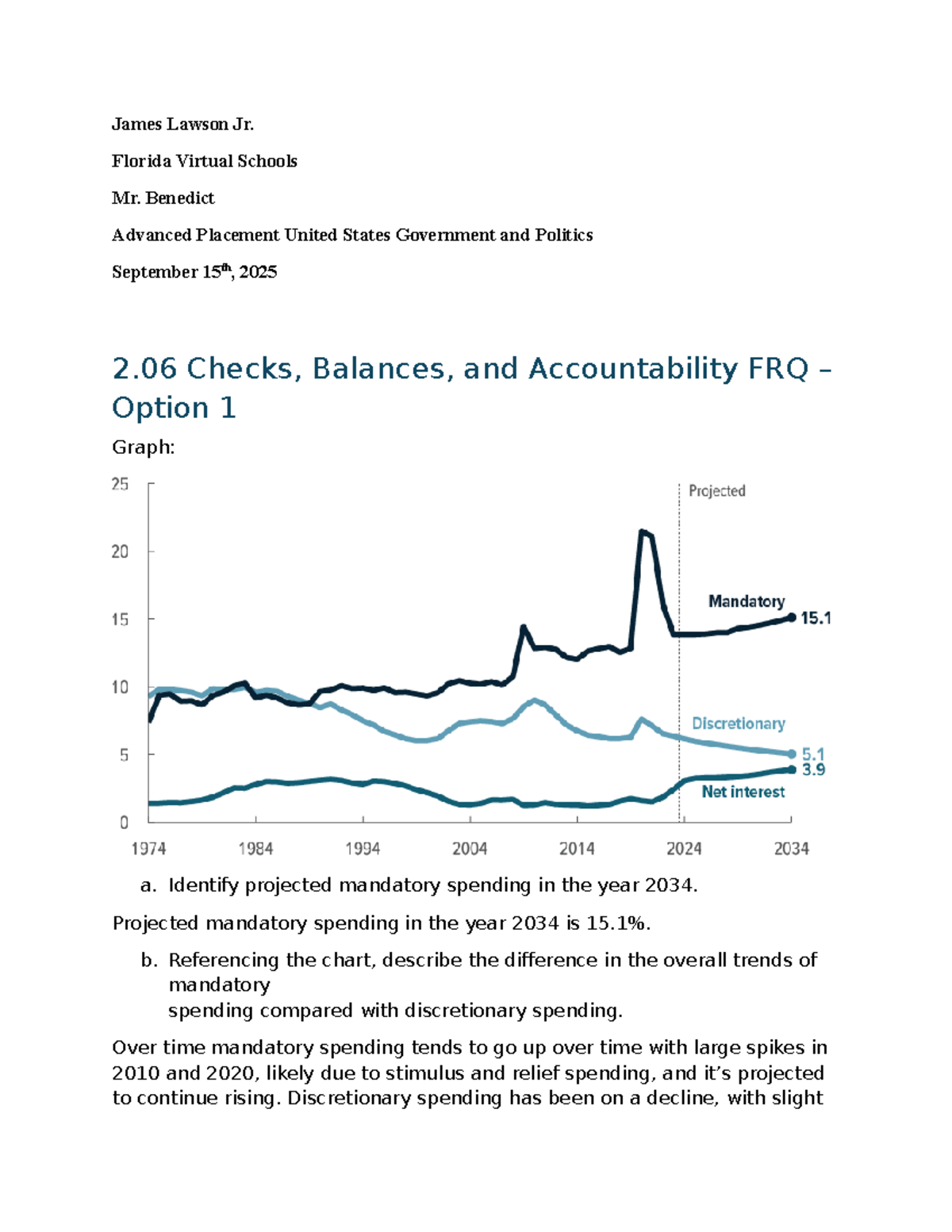 AP US Government & Politics: 2.07 Checks, Balances, and Accountability ...