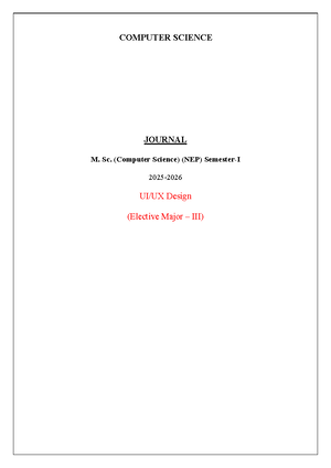 UI/UX Design - PSCSP506 - MU - Studocu