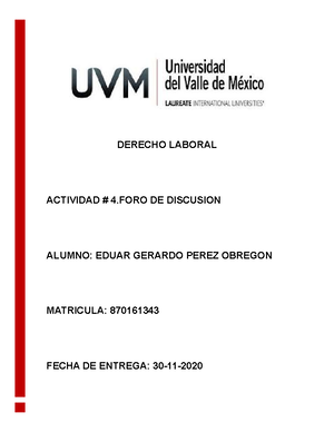A7 Proyecto Integrador Etapa 2 Derecho Laboral - PROYECTO INTEGRADOR ETAPA 1 ANÁLISIS DE CASO ...