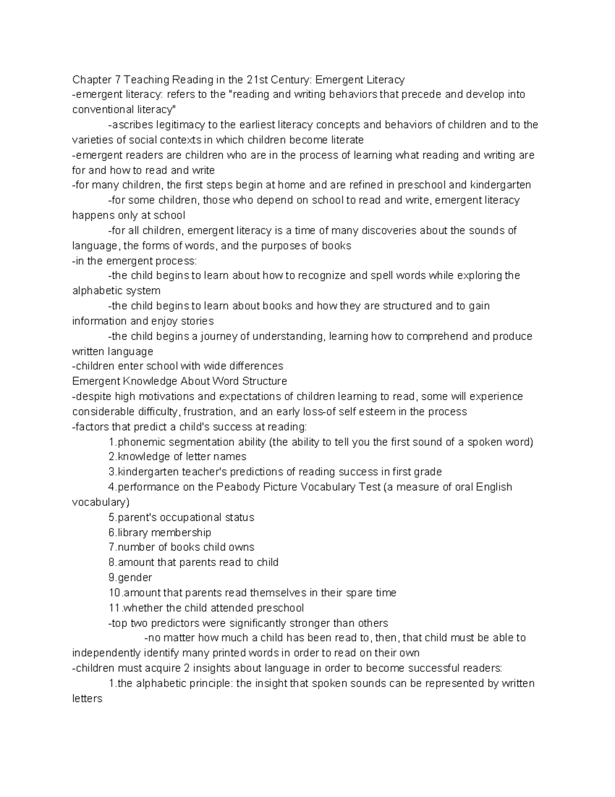 Chapter 7 Teaching Reading in the 21st Century READ 399 Notes - Chapter ...