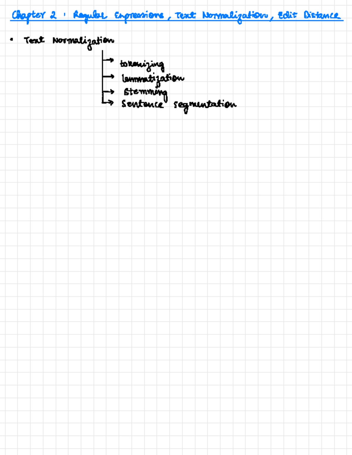 Chapter 2 Solutions - SCSA081 - Chapter 2 : Regular Enpressions , Tent Normalization , Edit ...