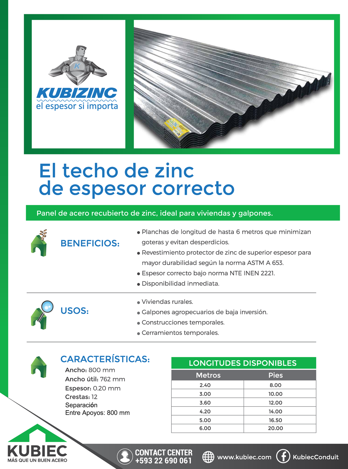 Tipos de Techos de Zinc: Ficha Técnica y Aplicaciones - Studocu