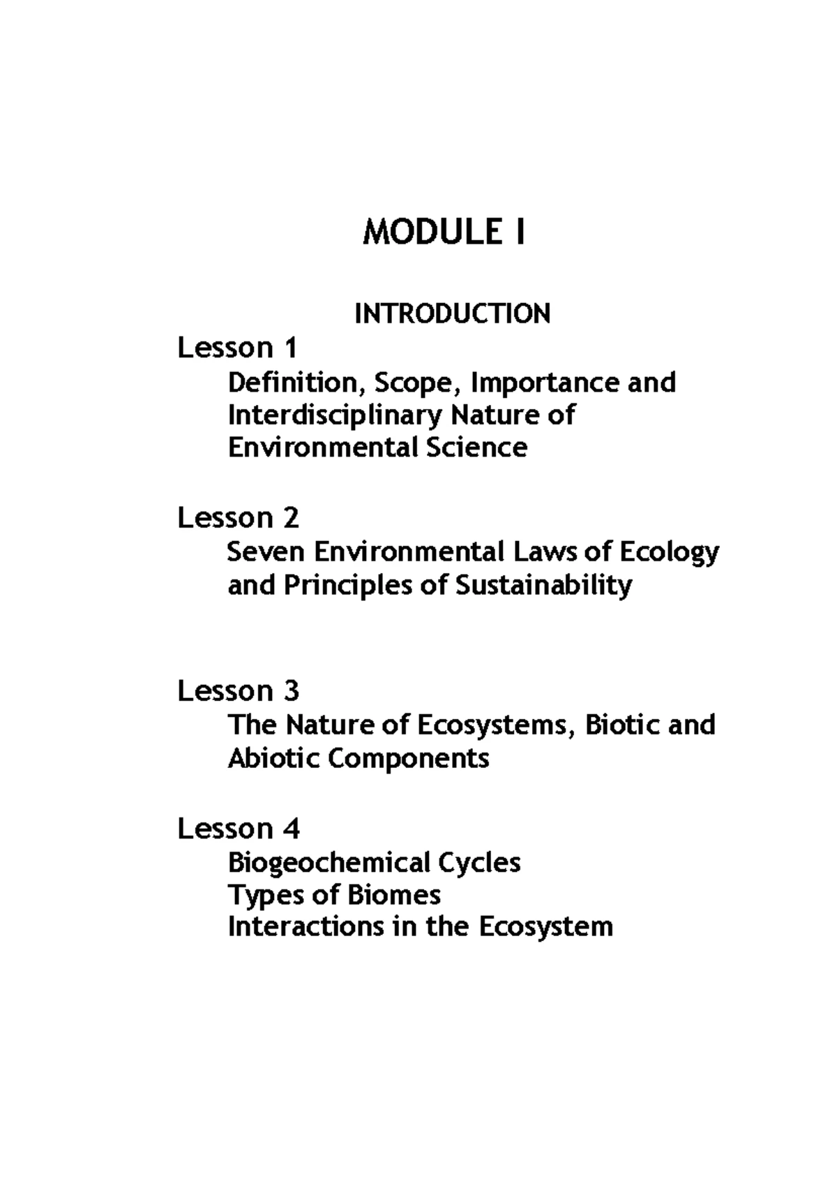 Module I Lesson 2 - rev - Lesson 2: Learning Objectives for Lesson 2 1 ...