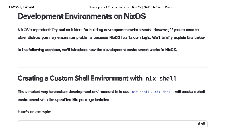 Development Environments on NixOS: A Guide to Nix Flakes - Studocu