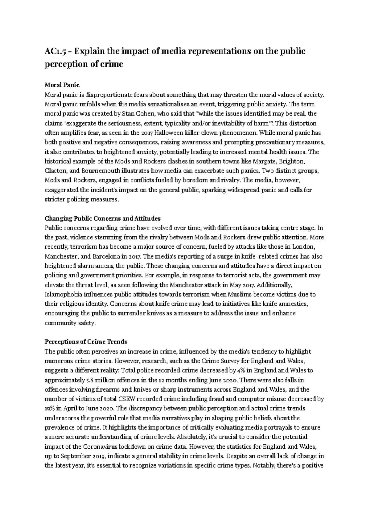 Unit 3: Evidence Processing - Physical Evidence Explained (AC 1) - Studocu