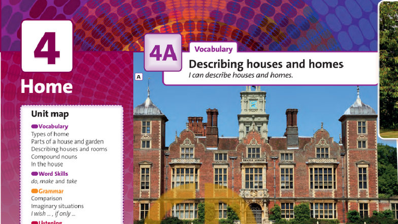 Unit 4A Vocabulary: Describing Houses and Homes (4 Home) - Studocu