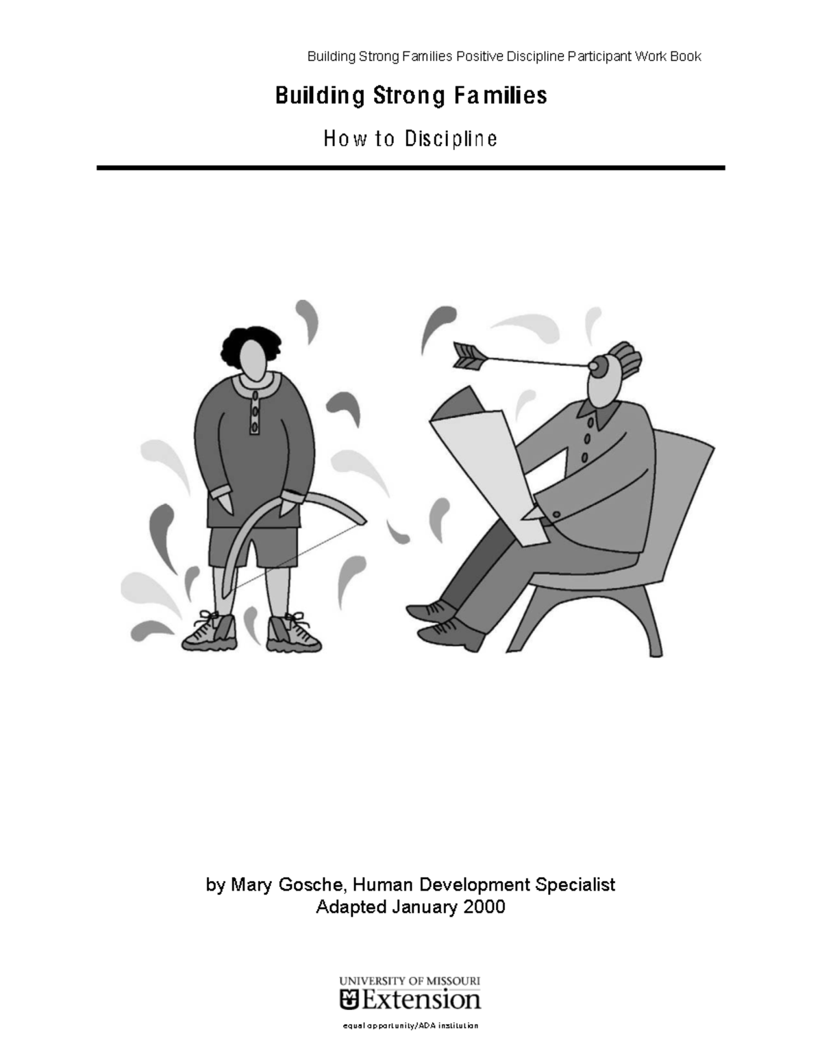 Building Strong Families: Positive Discipline Workbook (Parenting ...
