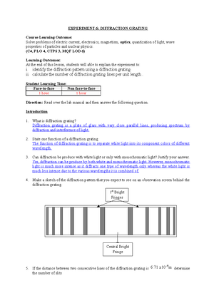 Sp025 cp 4 - lab tuto - EXPERIMENT 4: MAGNETIC FIELD Course Learning ...