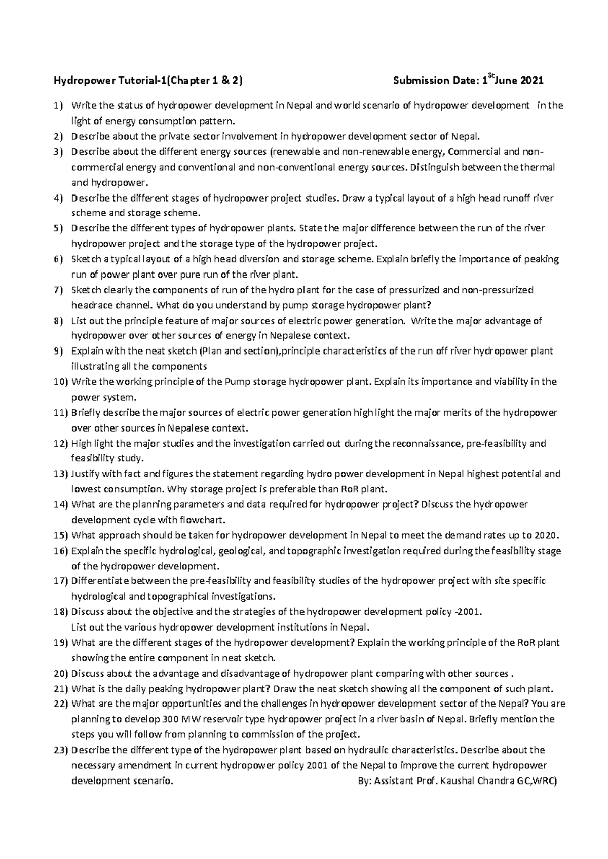 Hydropower Development in Nepal: Status, Challenges & Opportunities ...