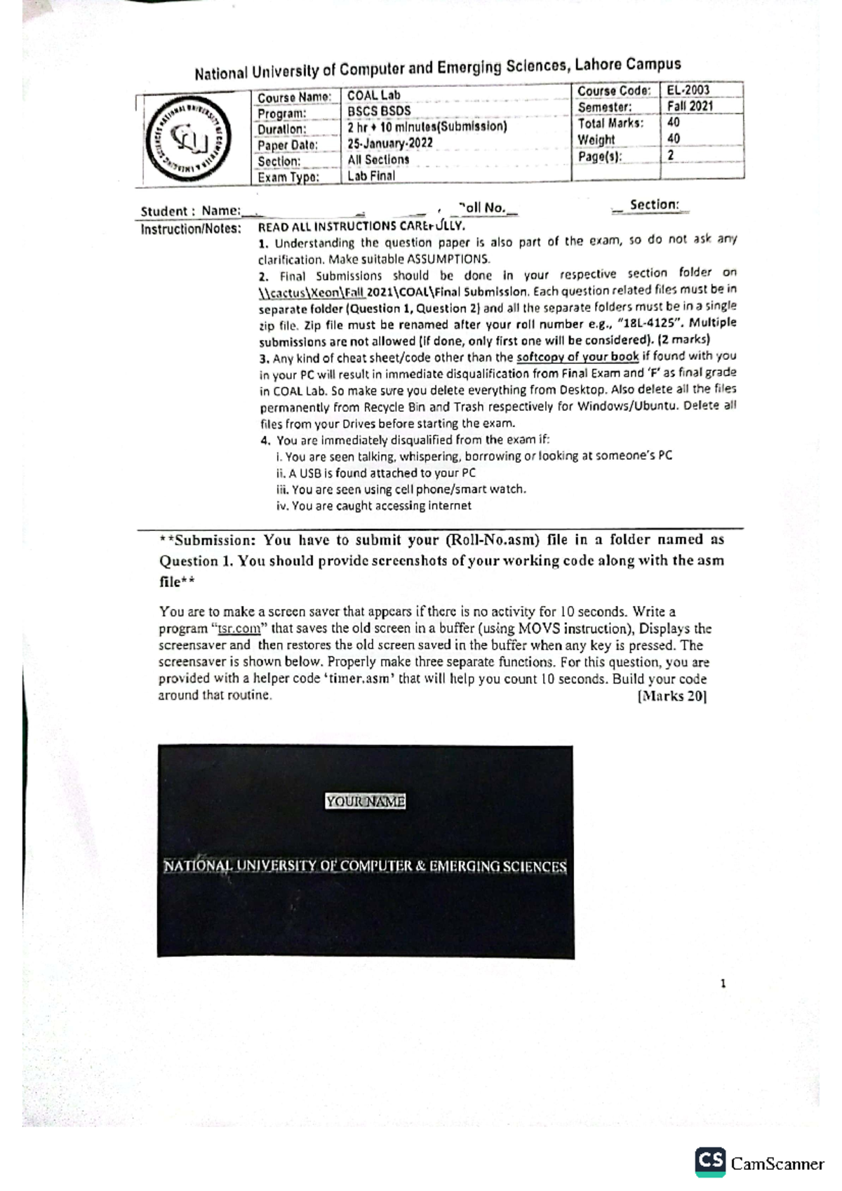 2021 Final Exam Study Guide and Tips for Success - Studocu