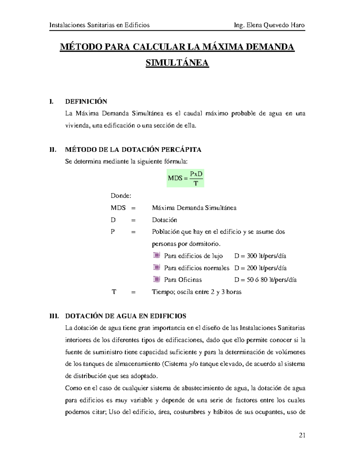 317397634 Método para Calcular la Máxima Demanda Simultánea - Studocu