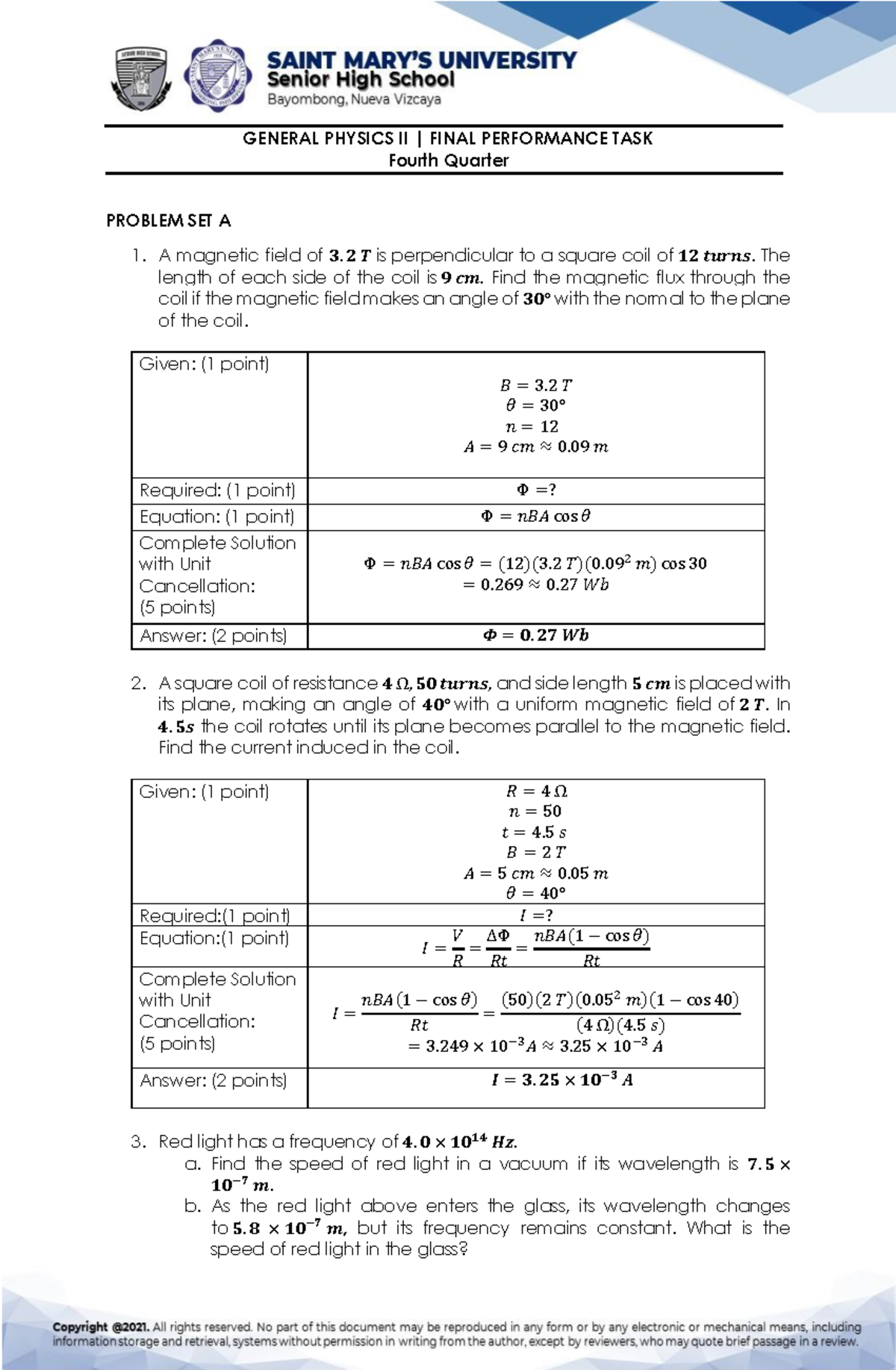 08 Genphys SET AB Q4 - pysics - GENERAL PHYSICS II | FINAL PERFORMANCE ...