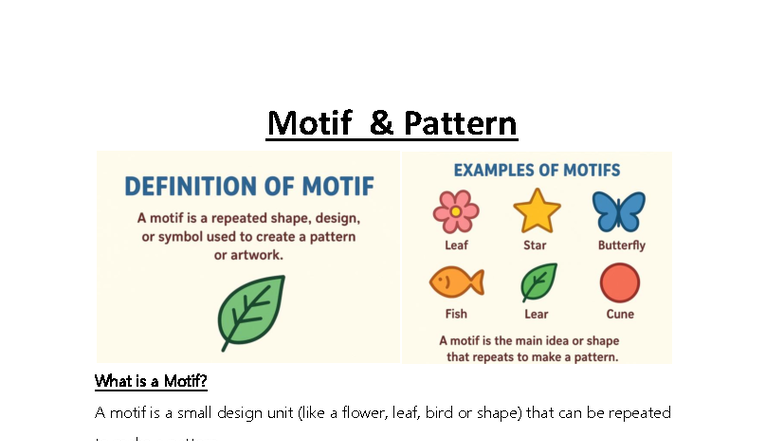 Design Principles: Understanding Motifs and Patterns in Art & Craft ...