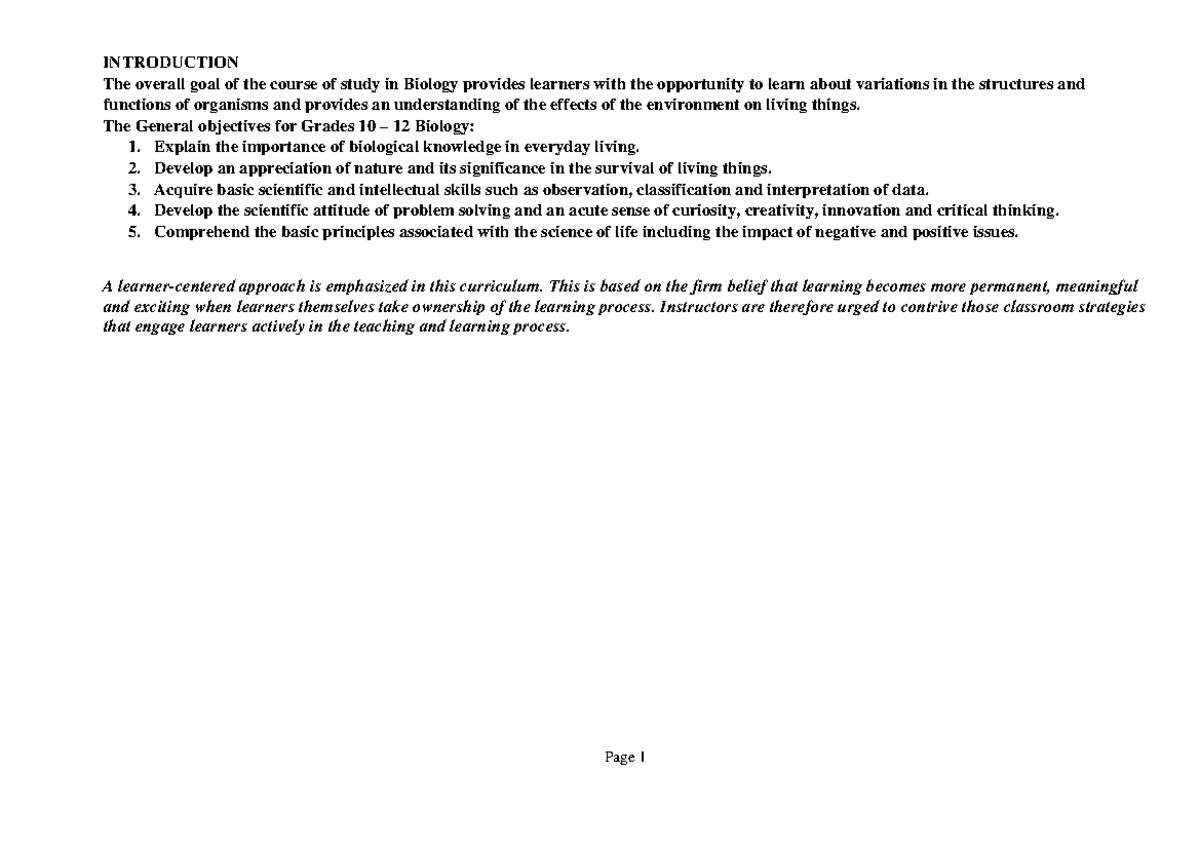 Biology 10-12: Comprehensive Study Guide and Lab Notes - Studocu