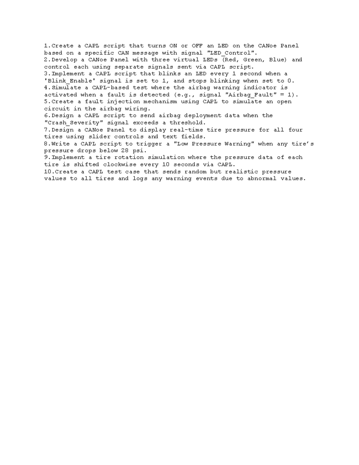 EEE 101: CAPL Script Development for CANoe Panel Control and Simulation ...