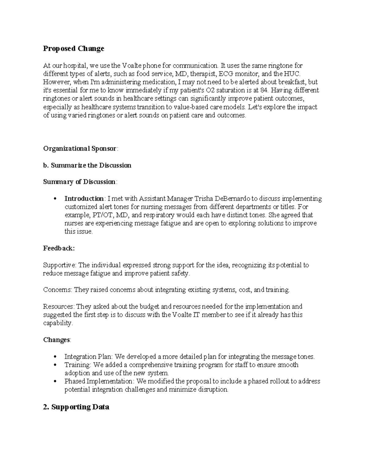 D226 - Proposal for Customized Alert Tones in Nursing Communication ...
