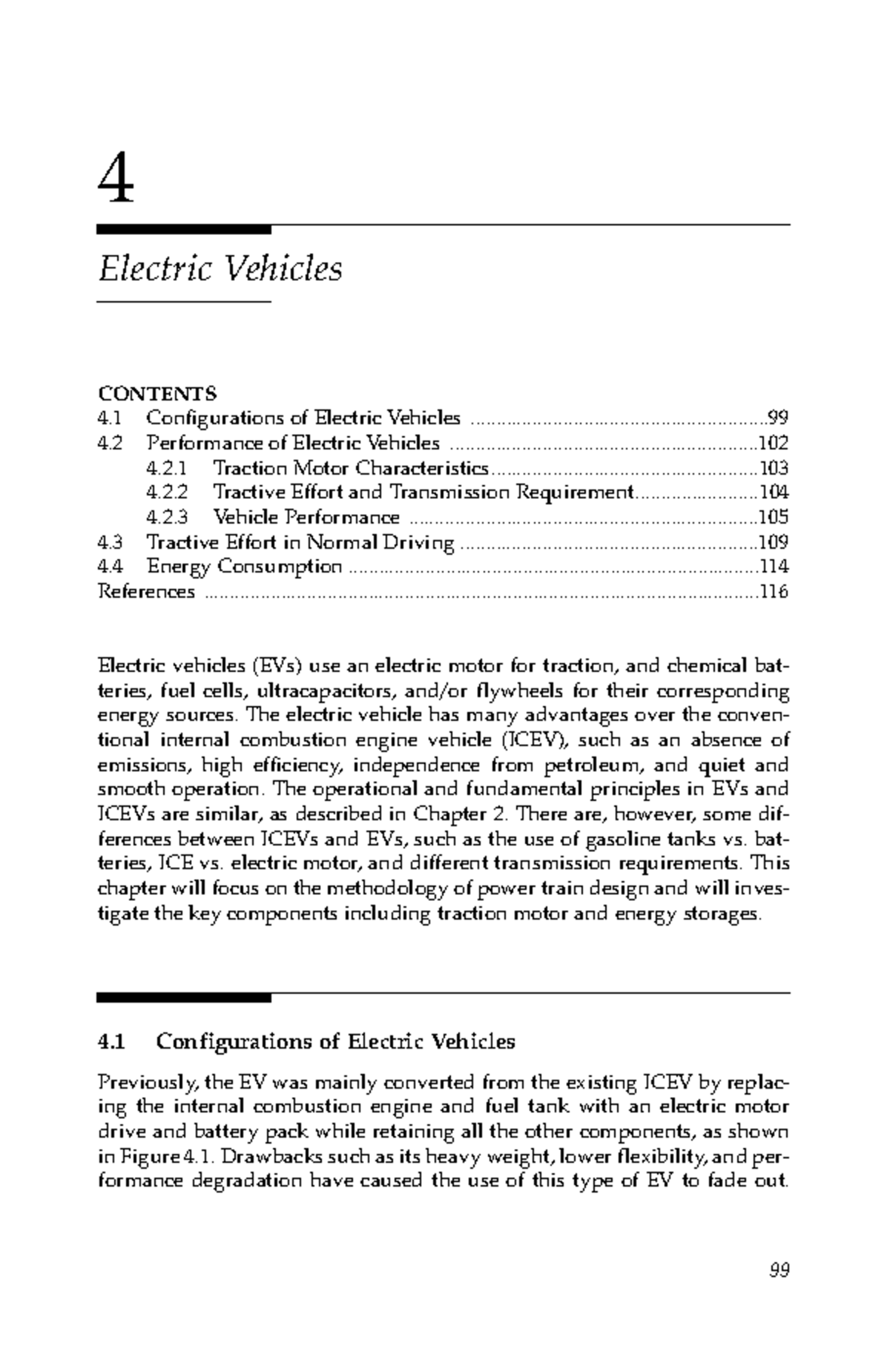 Electric Vehicles: Configurations, Performance, and Energy Consumption ...