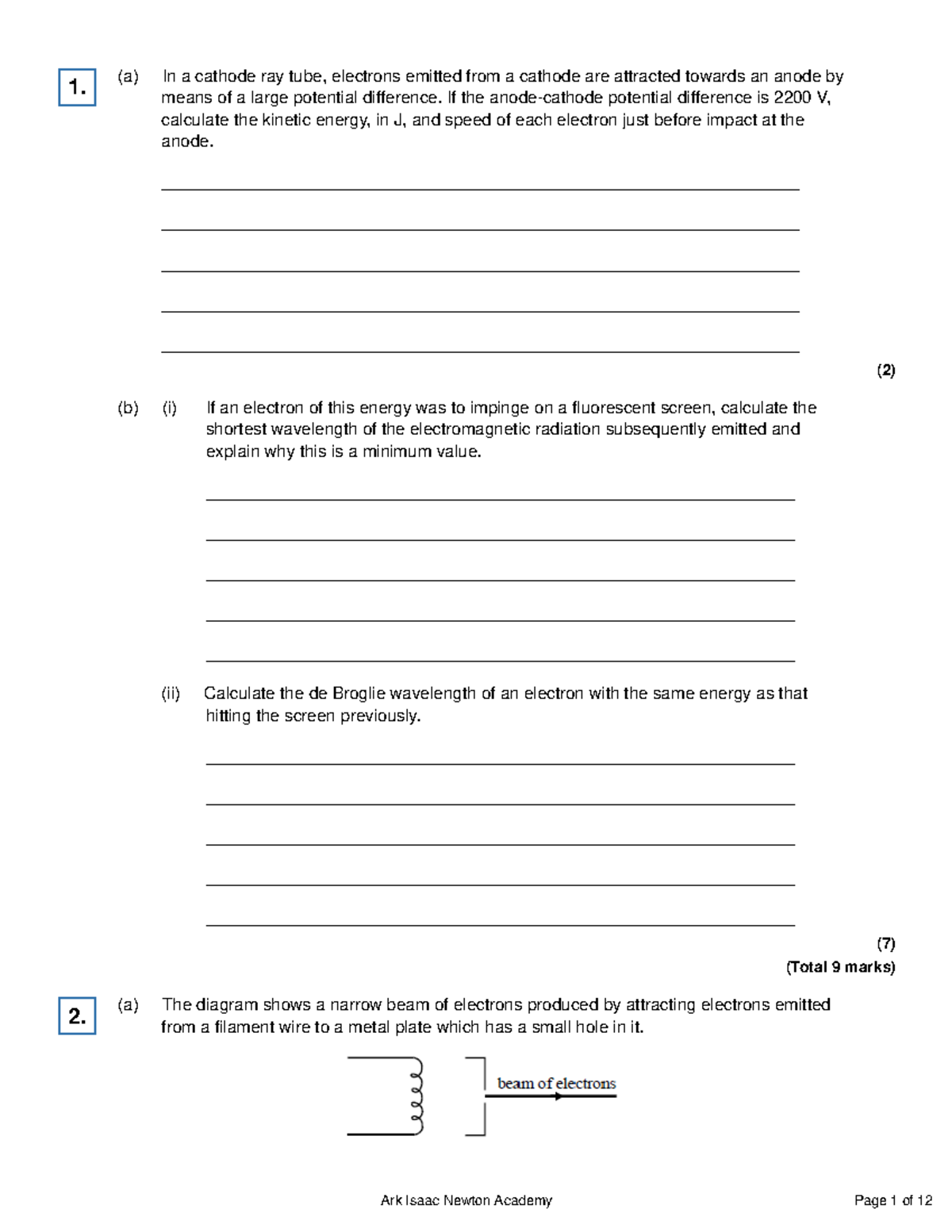 **Title: Physics 101: Discovery of Electron and Cathode Ray Tube ...