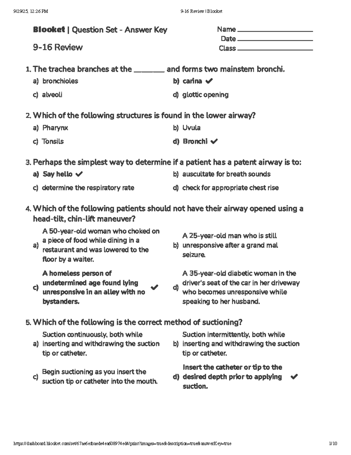 EMT 12:26 PM Review Blooket: Trauma Assessment Key Concepts - Studocu