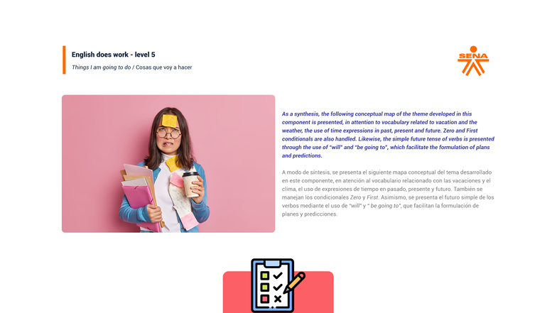 English Level 5: Vacation Vocabulary & Future Tense Overview - Studocu