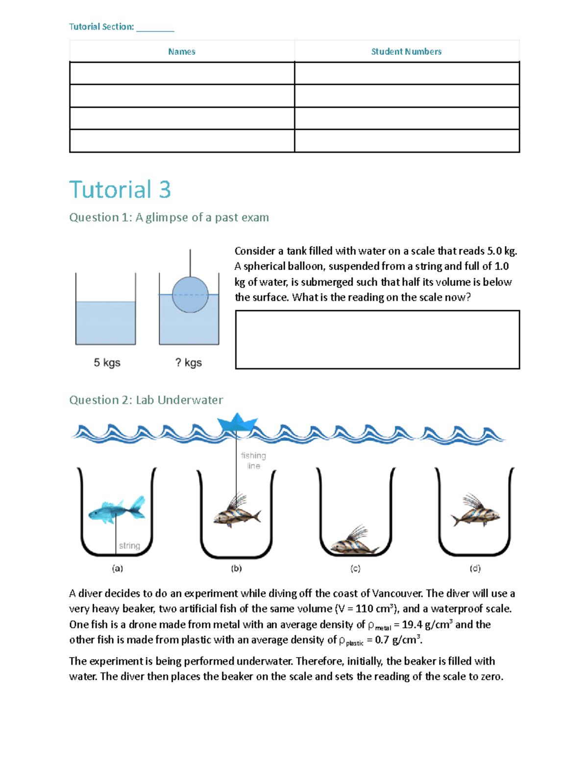 Tutorial 3: Water Dynamics Experiment - Week 4 Questions - Studocu