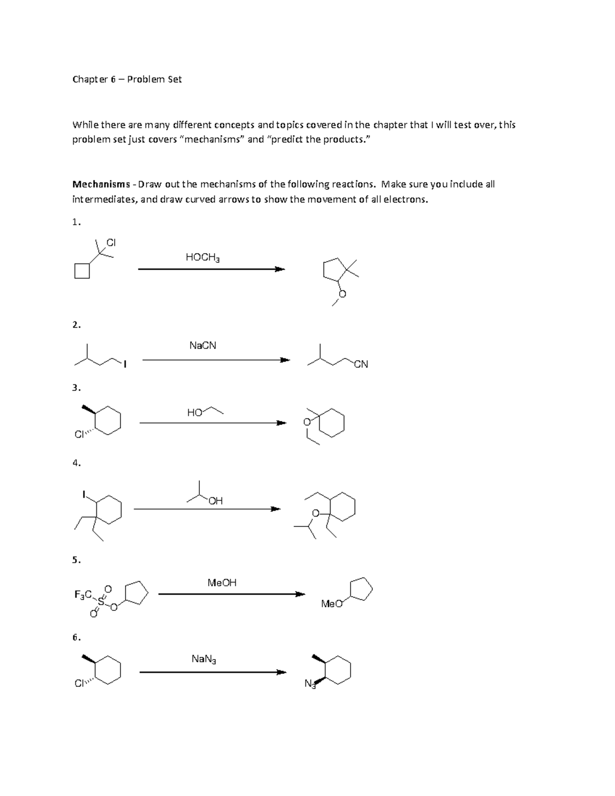 Chapter 6 Problem Sets - Chapter 6 – Problem Set While there are many different concepts and ...