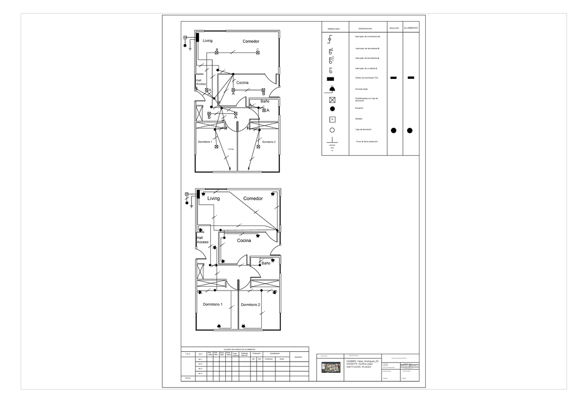 Tercera Evaluación de Dibujo de Planos Eléctricos - ISO A2 - Studocu