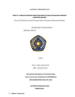 Lp GEA - gastroenteritis akut - LAPORAN PENDAHULUAN PADA ANAK DENGAN ...