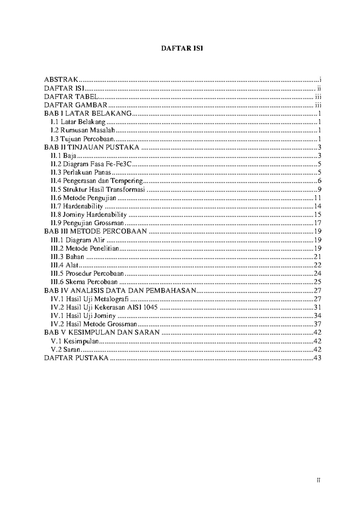 Laporan Praktikum Perlakuan Panas: Analisis Hardenability AISI 1045 ...