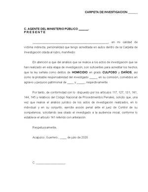 UN Ejemplo DE Interrogatorio Y Contrainterrogatorio A Partir DE UN CASO ...