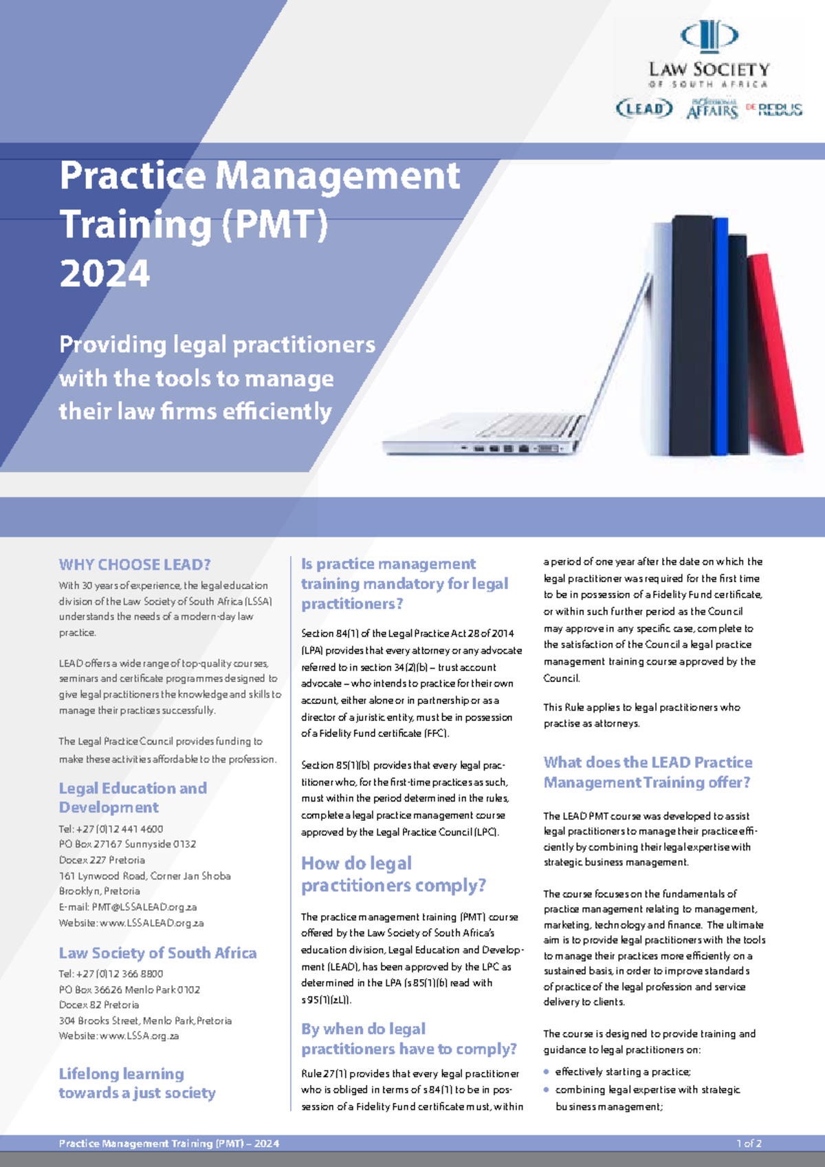 2024-PMT: Efficient Practice Management Training for Legal ...