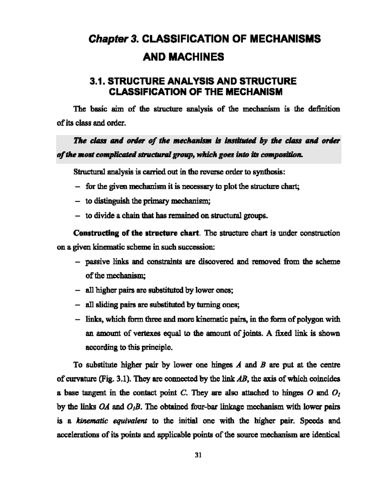 Classification of Mechanisms: Structure Analysis & Classification (ENG ...